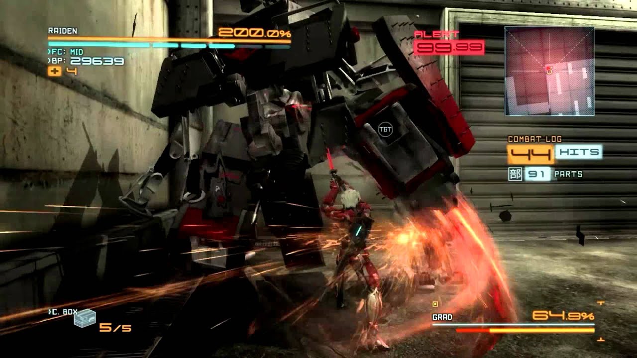 Metal Gear Rising - Grad No Damage (Revengeance Mode) - YouTube