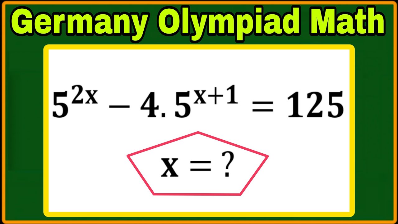 Germany| An Impossible Algebra Olympiad Problem | Tricky Olympic Math ...