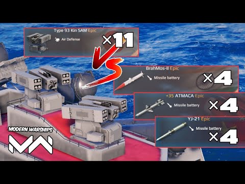 Type 93 Kin SAM (×11)Airdefence VS 3 Important Missiles| Nautical ...