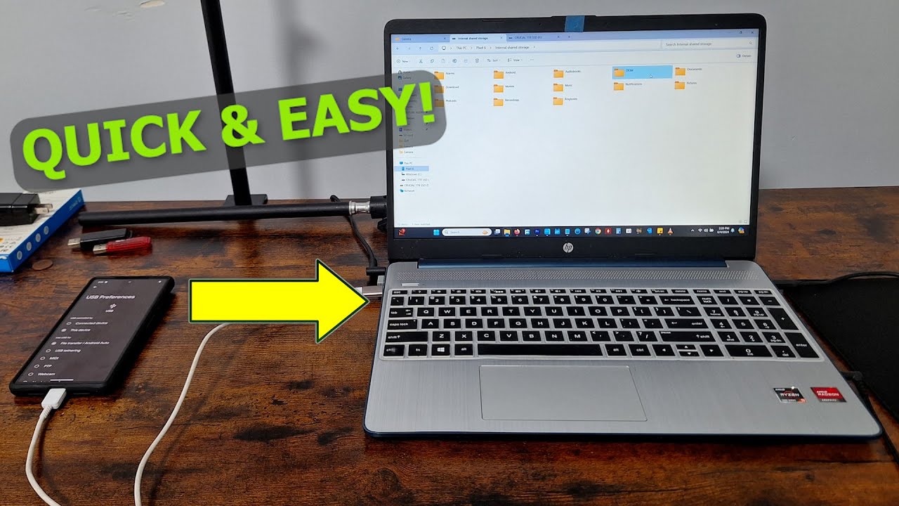 HOW TO TRANSFER FILES FROM GOOGLE PIXEL TO YOUR COMPUTER - YouTube