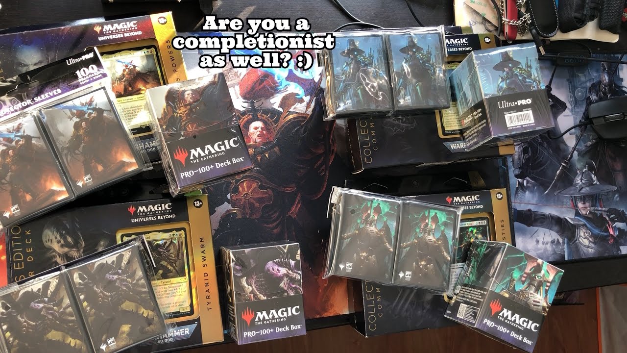 Complete Warhammer 40k Magic the Gathering product lineup! - YouTube