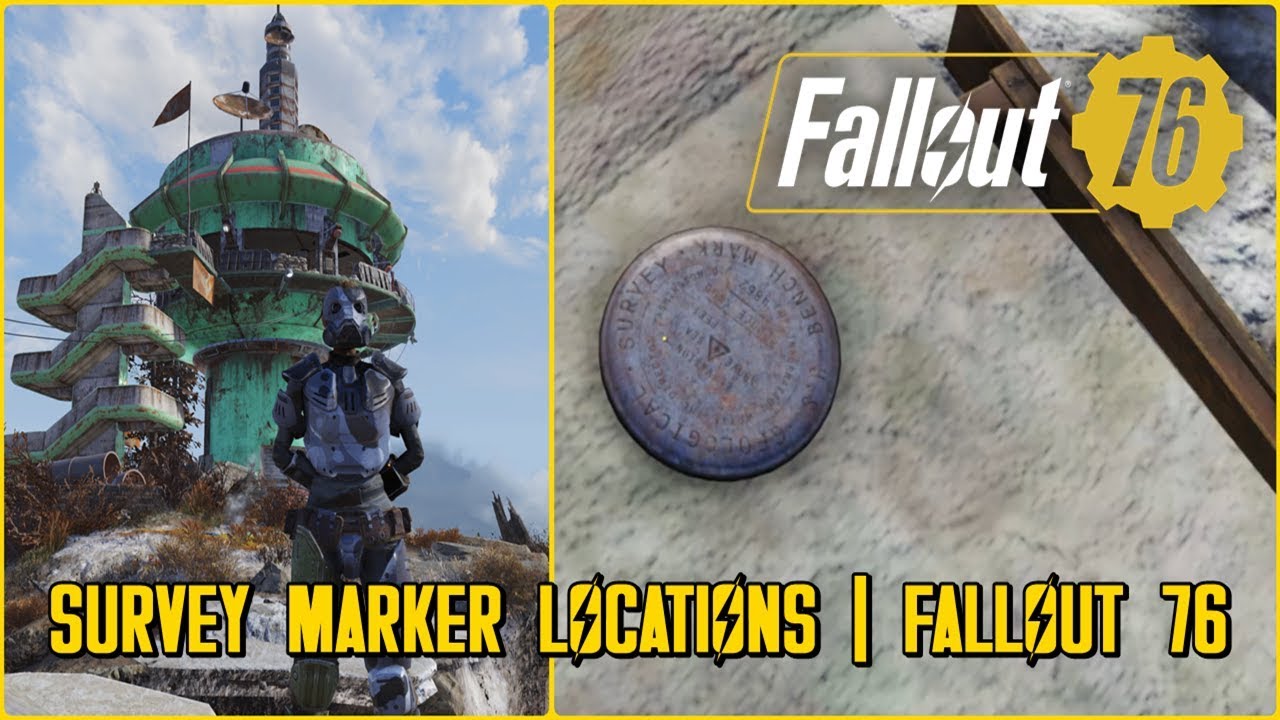 SURVEY MARKER LOCATIONS | FALLOUT 76 - YouTube
