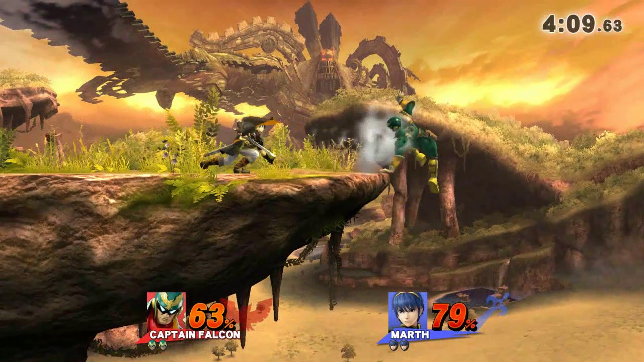 Smash 4 Captain Falcon vs Marth - For Glory - YouTube