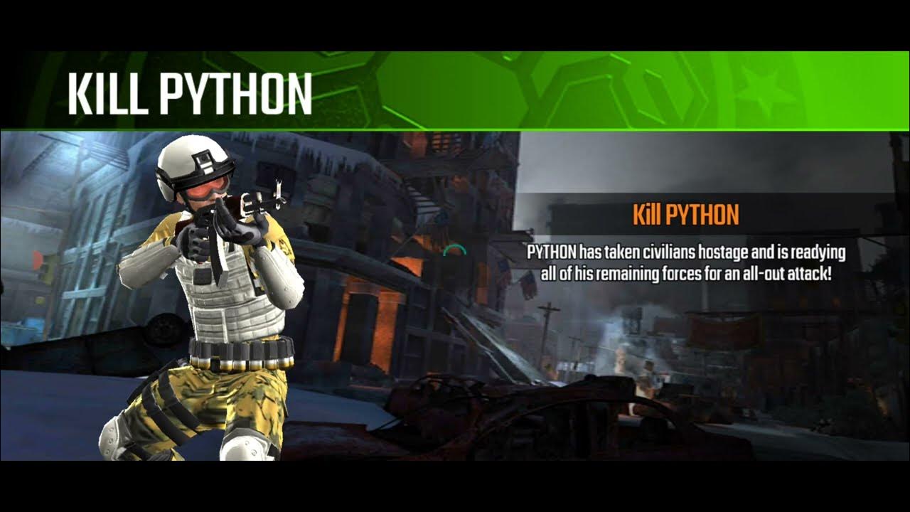 KILL PYTHON| KILL BOA| KILL COBRA| KILL 1 BOMBER SNIPER STRIKE| android game 2023 - YouTube