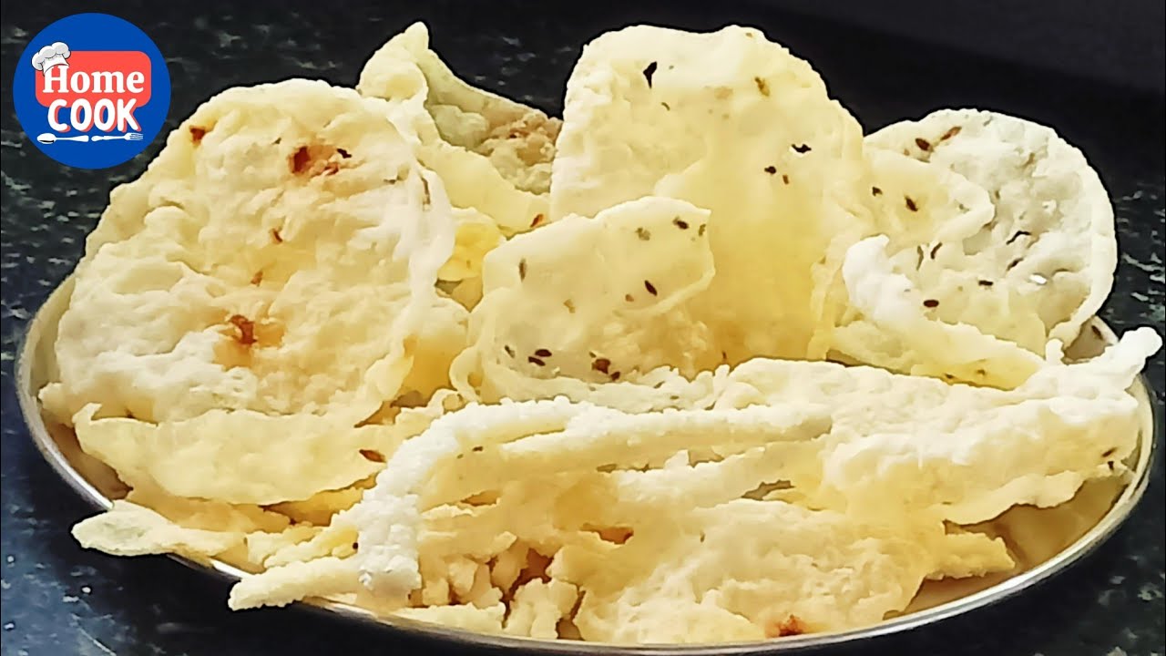 CRISPY RICE PAPAD | Homemade Recipe in 6mins | Hindi - YouTube