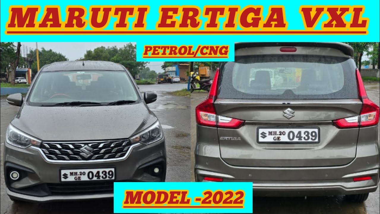 2022/model Maruti Suzuki Ertiga vxl petrol/cng second hand gadi for ...