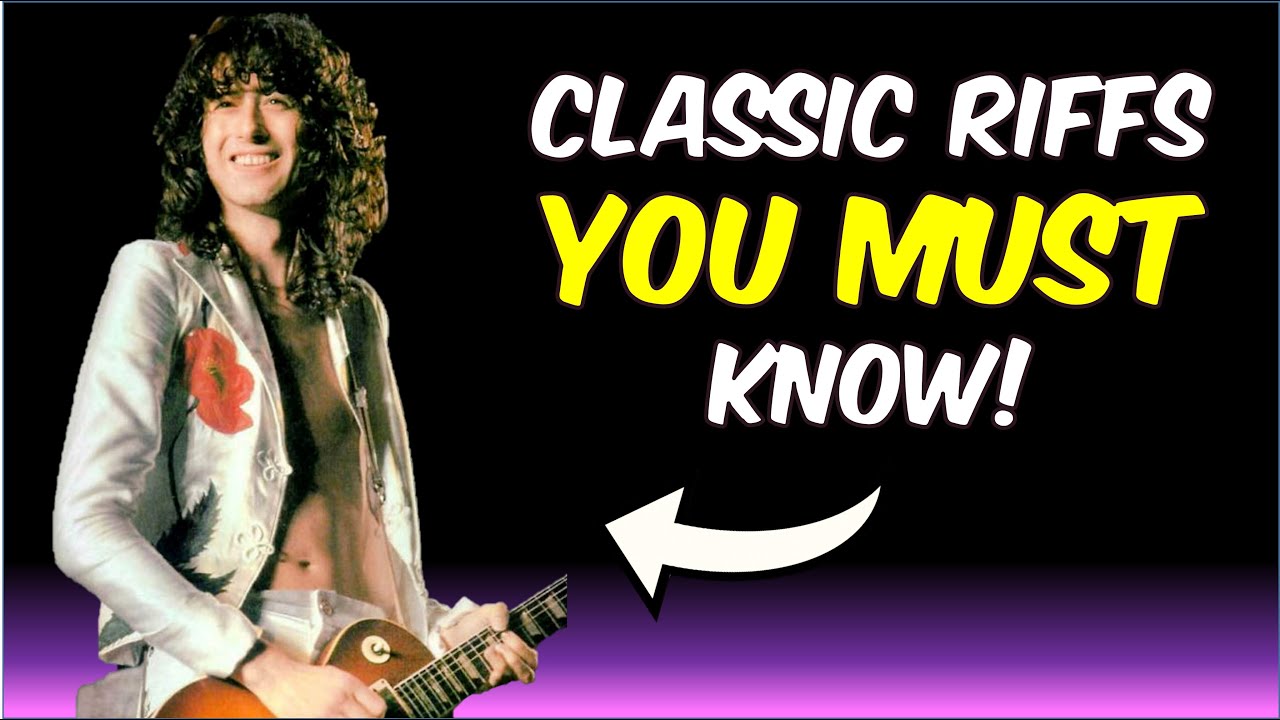 The EASIEST WAY to Learn AWESOME Rock Riffs – 1969 to 1970 - YouTube