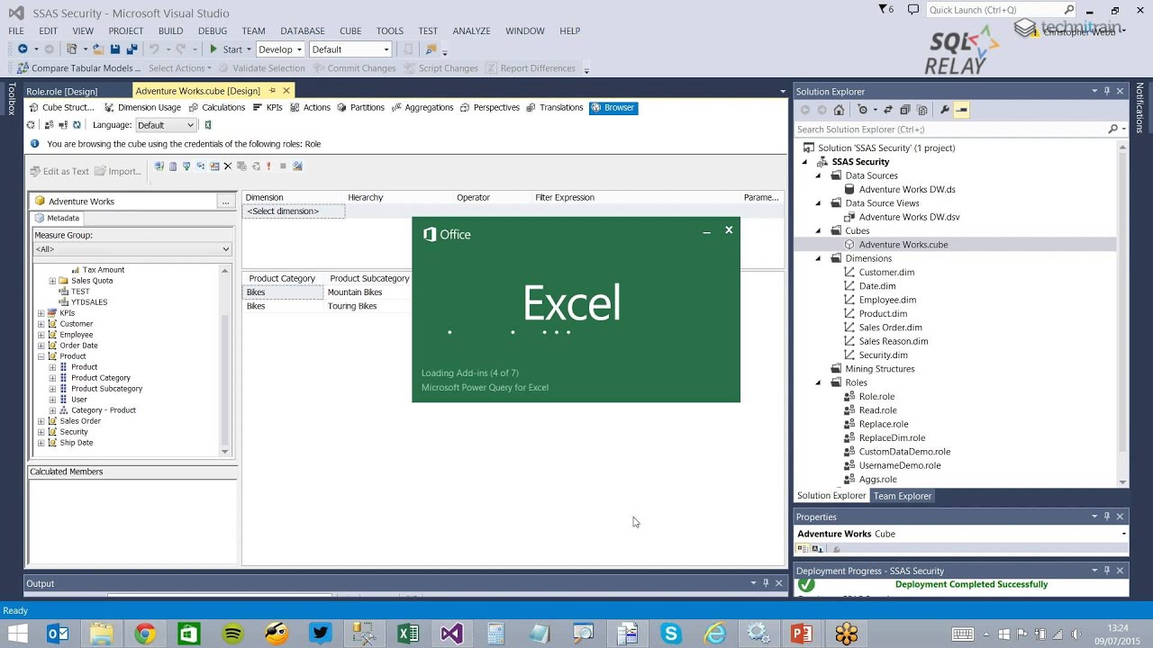 SQL Relay presents Chris Webb - Advanced SSAS Multidimensional Security Tips & Tricks - YouTube