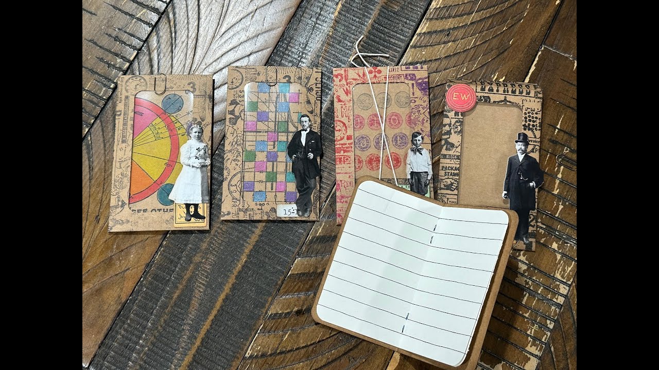 Craft With Me - Mini Window Envelopes With Notebooks - YouTube