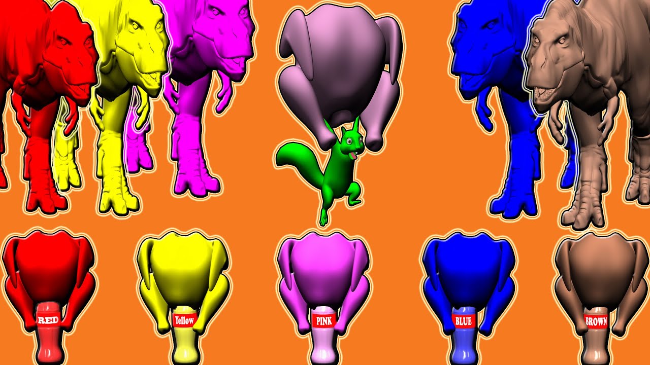 Baby Song-LEARN COLORS WITH DINOSAURS FOR CHILDREN | NURSERY RHYMES ...