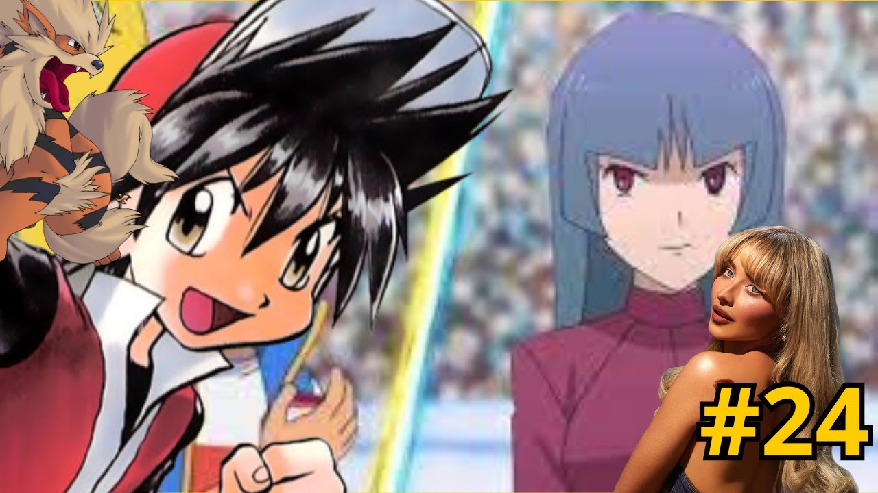 PELEANDO CONTRA LA LIDER SABRINA CARPENTER - Pokémon Rojo Fuego #24 ...