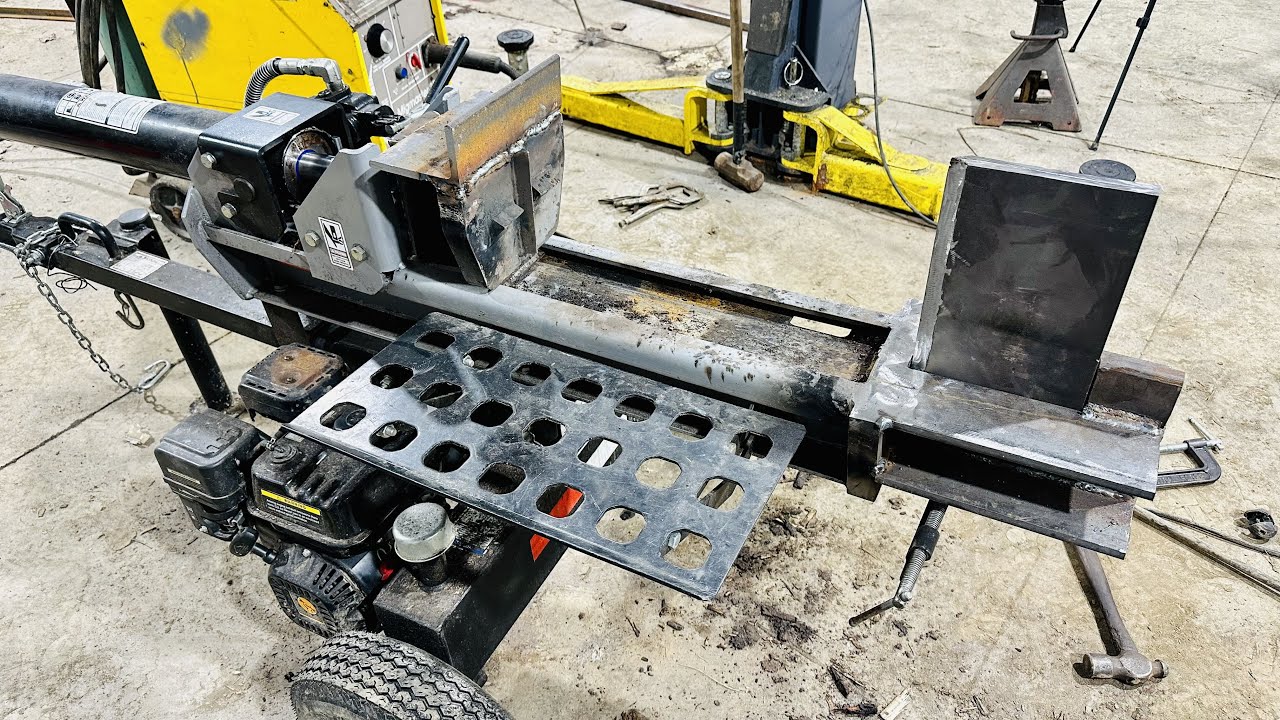 Modifying a Box Store Log Splitter - Part 1 - YouTube
