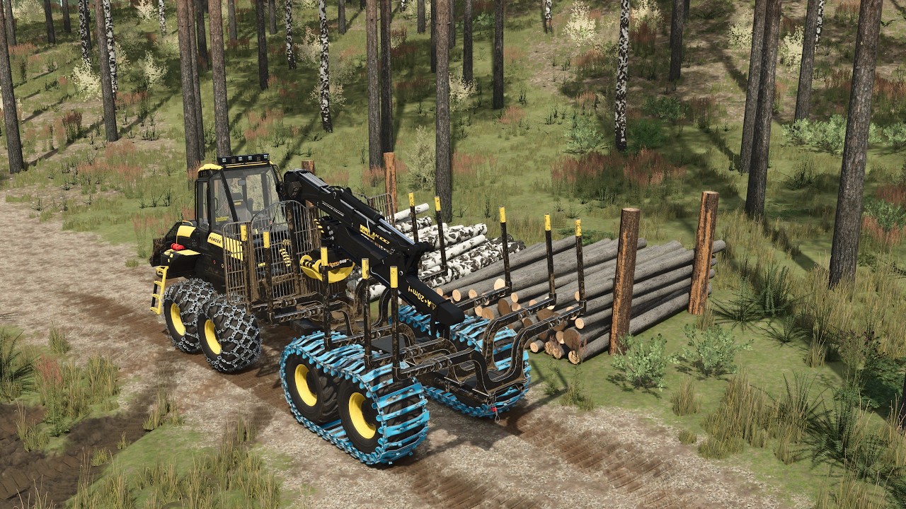 Time for the spruce and birch | EP. 11 | Fs25 Timelapse | Kuusijoki ...