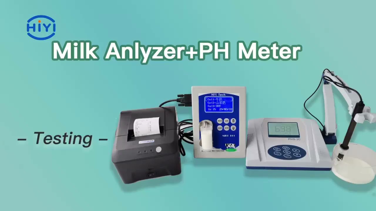 HiYi Milk Master ECO Milk Analyzer with pH and thermal printer - YouTube