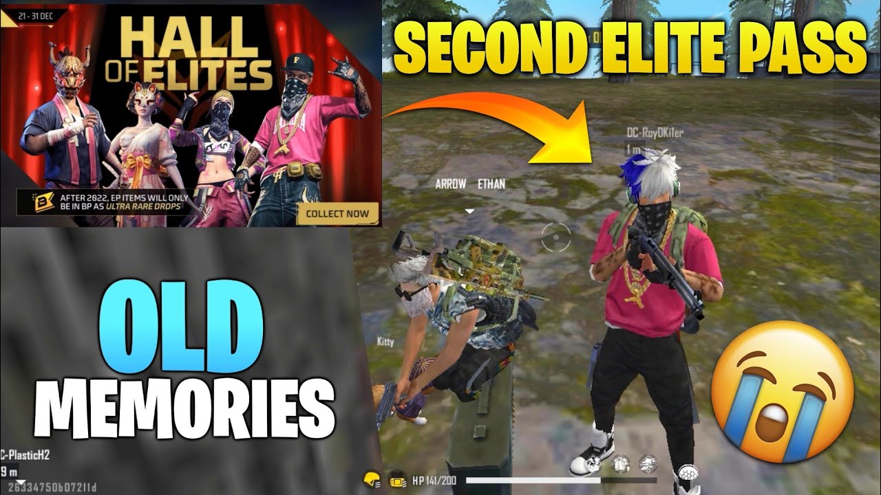 Old Memories With Second Elite Pass 🥺😭💔 - Garena Free Fire - YouTube