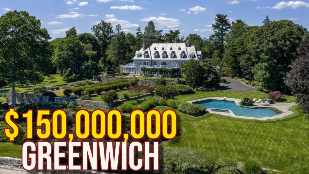 Inside $150,000,000 Greenwich MEGA Mansion! - YouTube