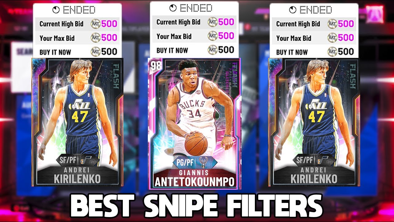 BEST FLASH 4 SNIPE FILTERS! HOW TO EASILY BE A MT MILLIONAIRE! NBA 2K20 ...