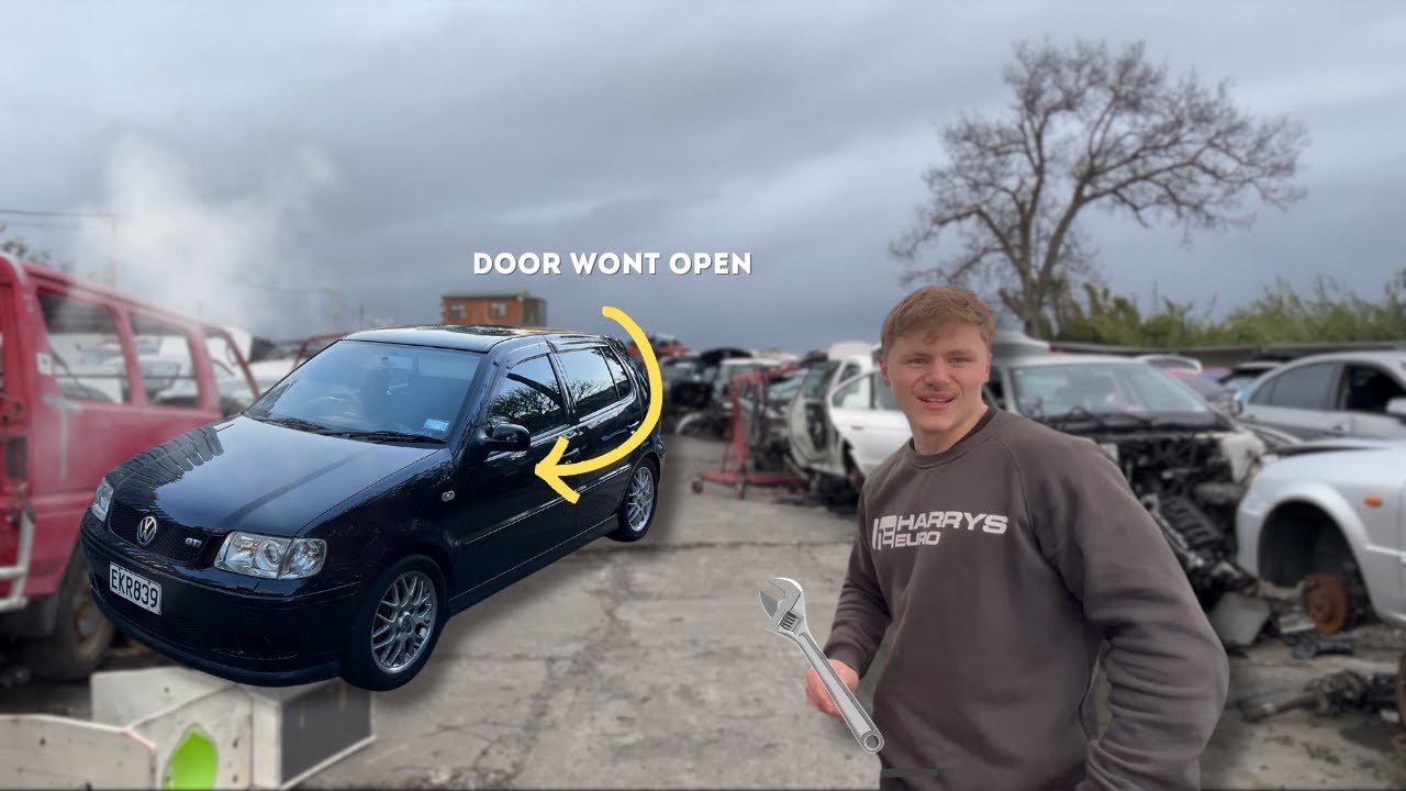 Only using SCRAP Yard parts to fix my Broken Polo Gti - YouTube
