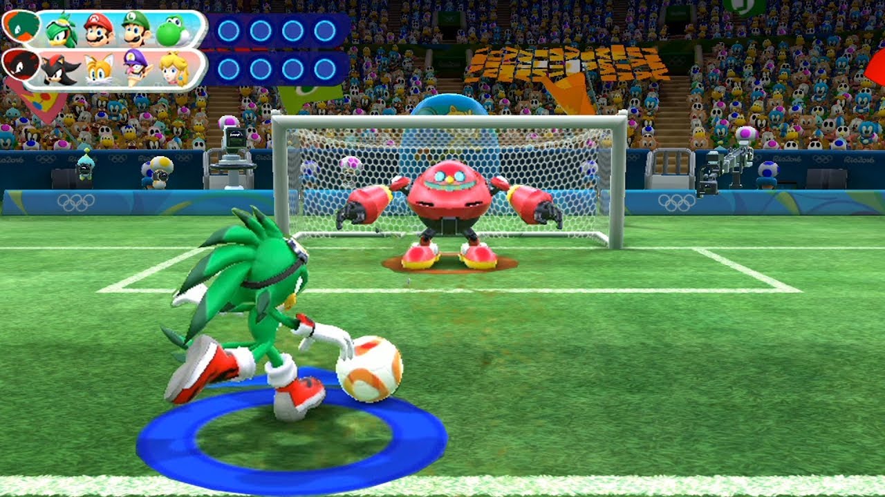 Mario & Sonic at the Rio 2016 Olympic Games Football Jet, Mario, Luigi ...