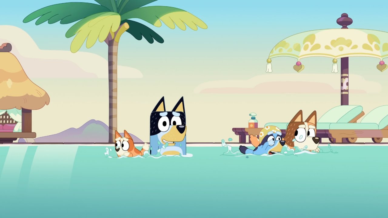 Bluey - Swim School End Credit - YouTube