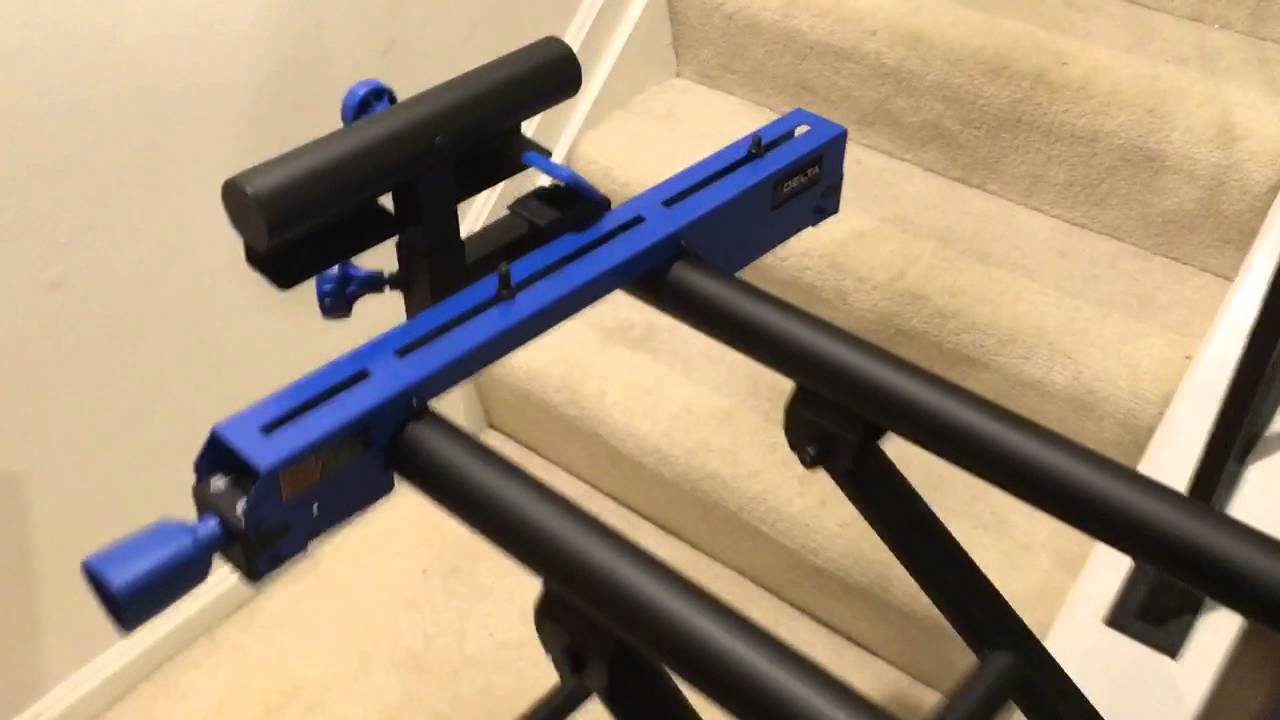 Delta Folding Mitersaw Stand - YouTube