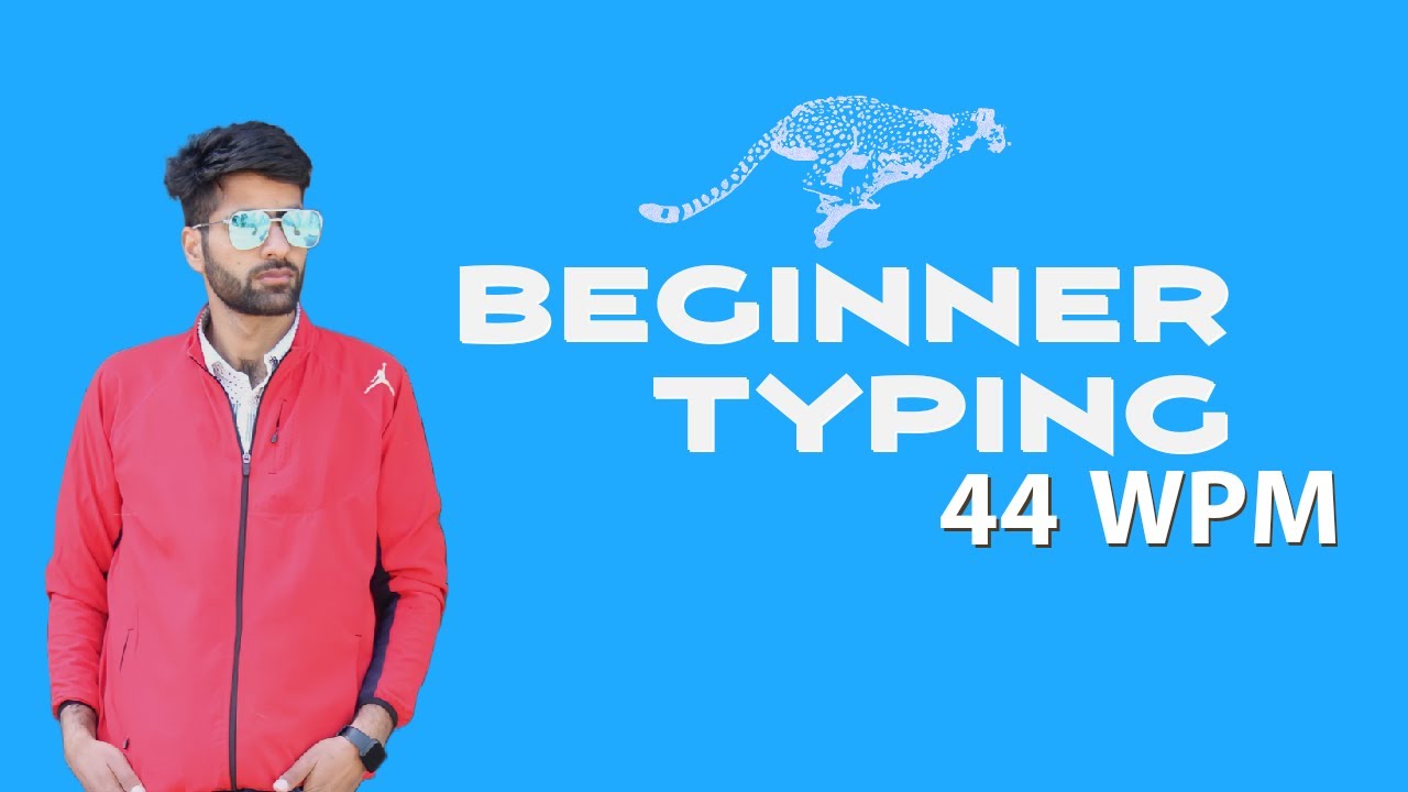 BEGINNER 44 WPM TYPING SPEED ONLY IN ONE MONTH || Part 1 - YouTube