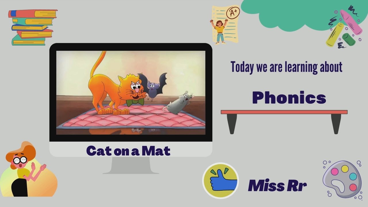 Cat on a Mat || #cat #mat #sat - YouTube