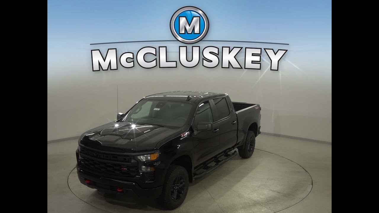 241502 NEW 2024 CHEVROLET SILVERADO 1500 CUSTOM TRAIL BOSS FOUR WHEEL ...