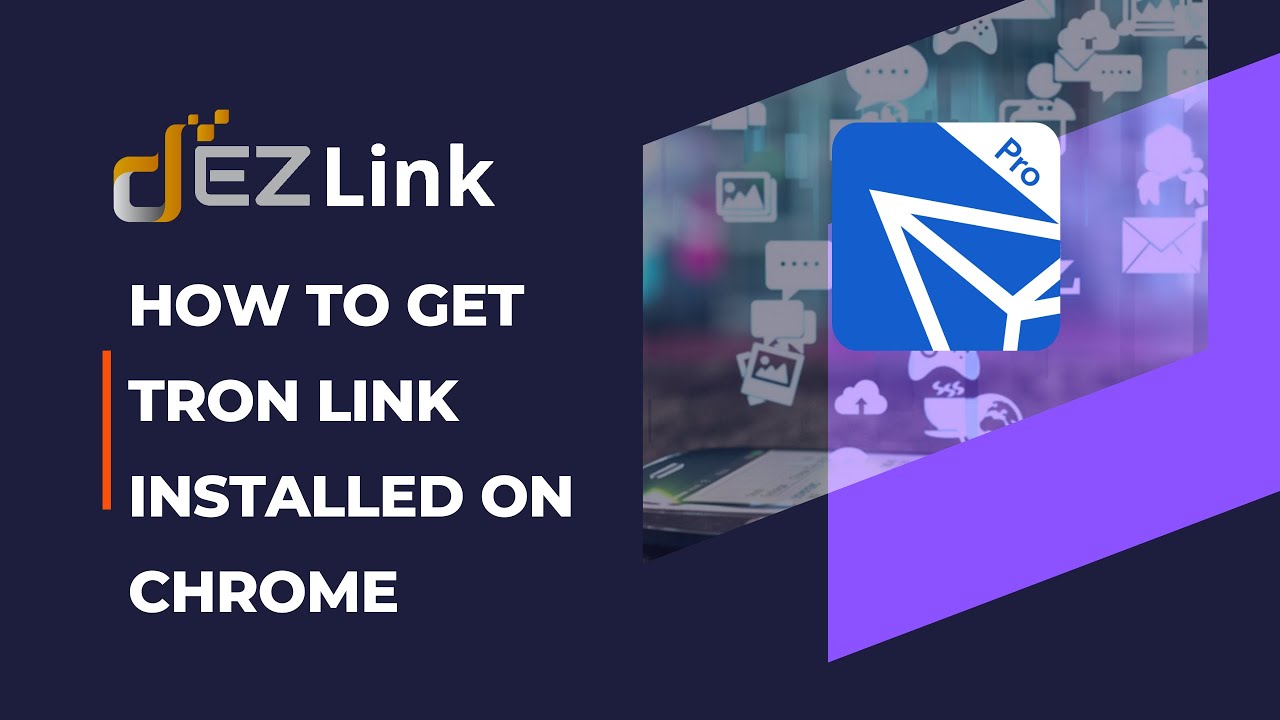 How to install Tron Link chrome extension: DezLink - YouTube