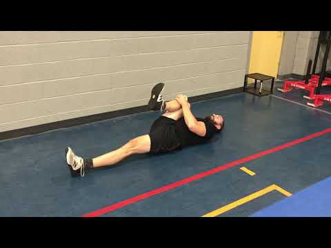 LYING KNEE HUG - YouTube