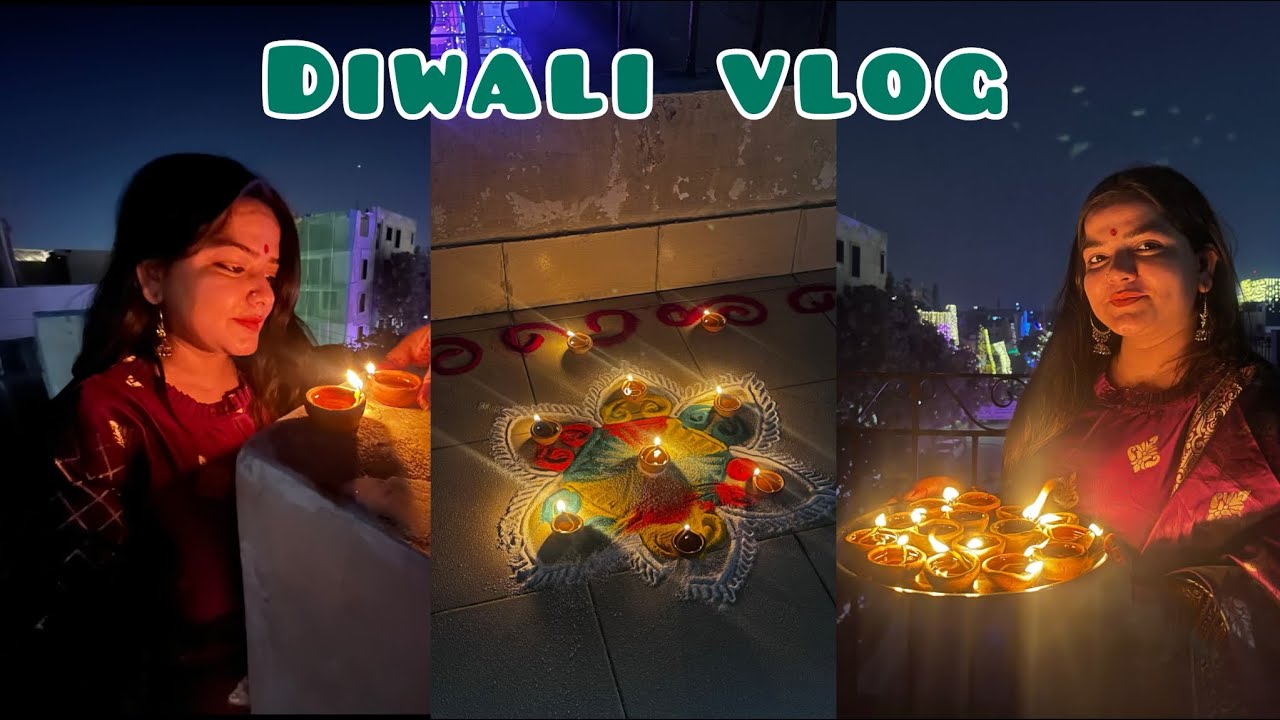 Celebrating Diwali alone🥺♥️ ||vlog11 || Bhavisha Bajaj #diwalivlog ...