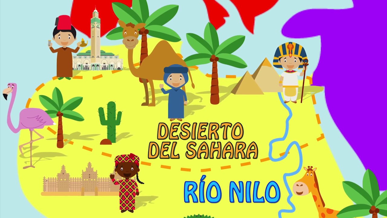 Los Continentes - África - YouTube