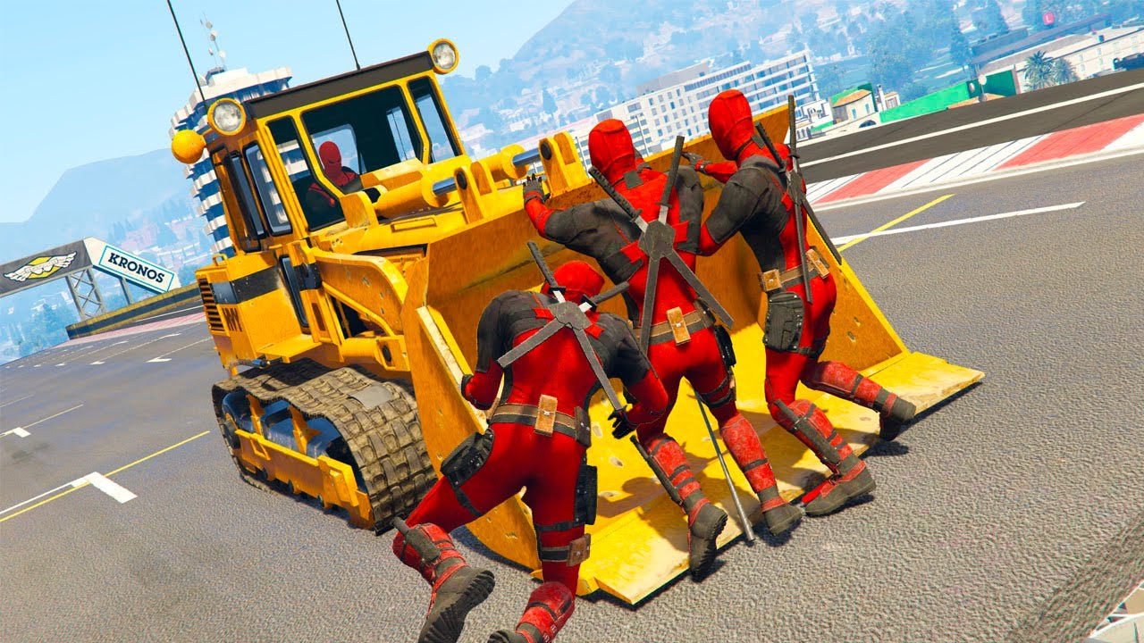 GTA V - Best Extreme Ragdolls And Fails V.21 ( Bulldozer Run Over ...