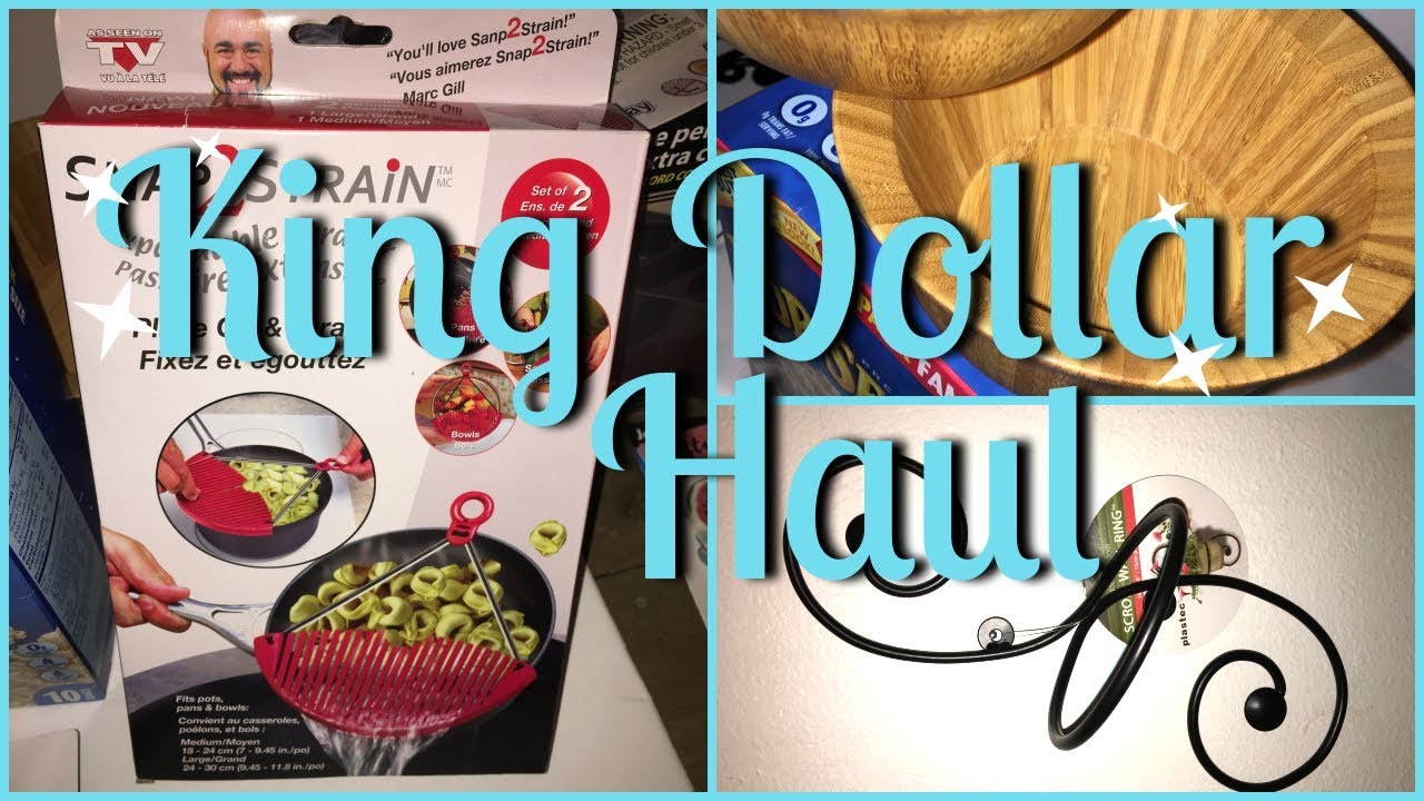 King Dollar Haul + Dollar Tree + 99Cent Store - YouTube