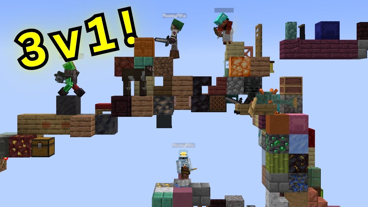 Can I Win a 3v1 in Randomania? | Minecraft Randomania - YouTube