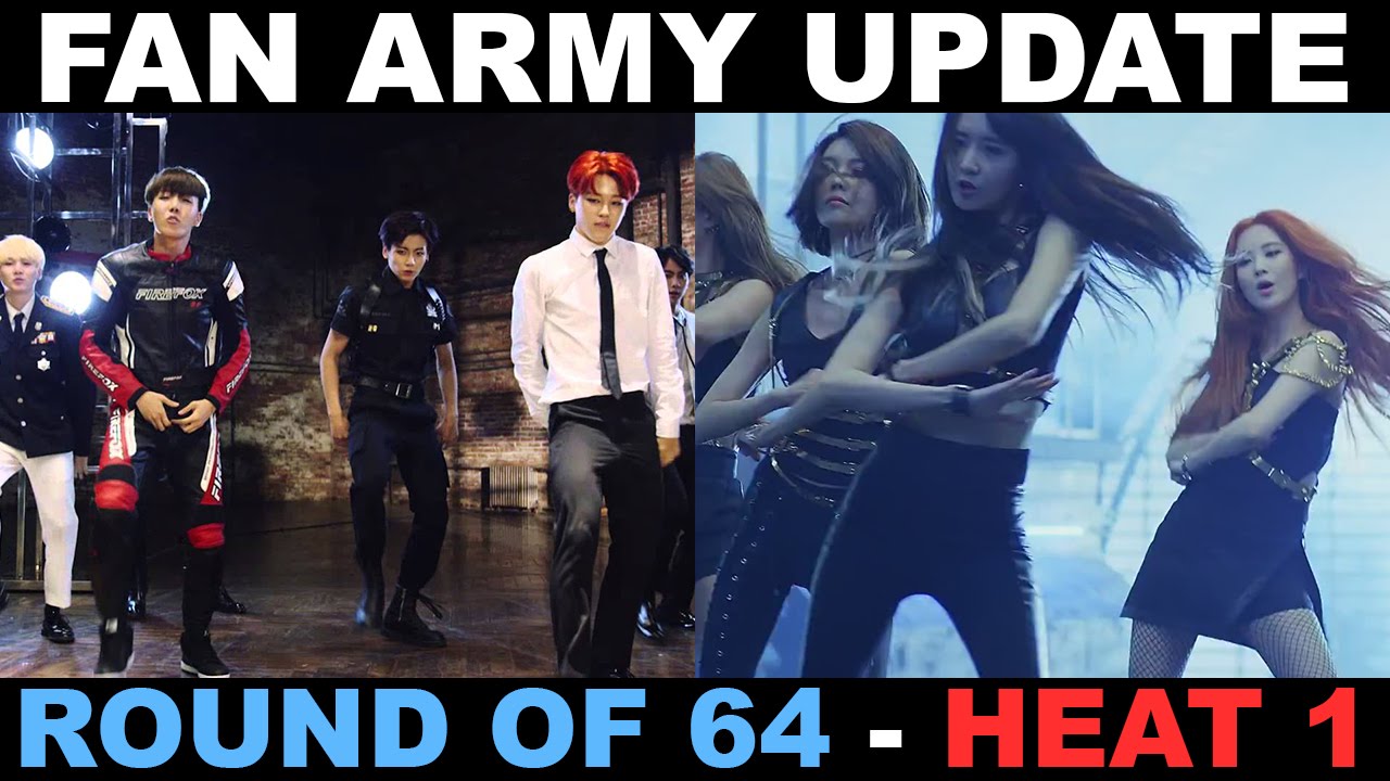 FAN ARMY SHOWDOWN - ROUND OF 64 HEAT 1 - YouTube