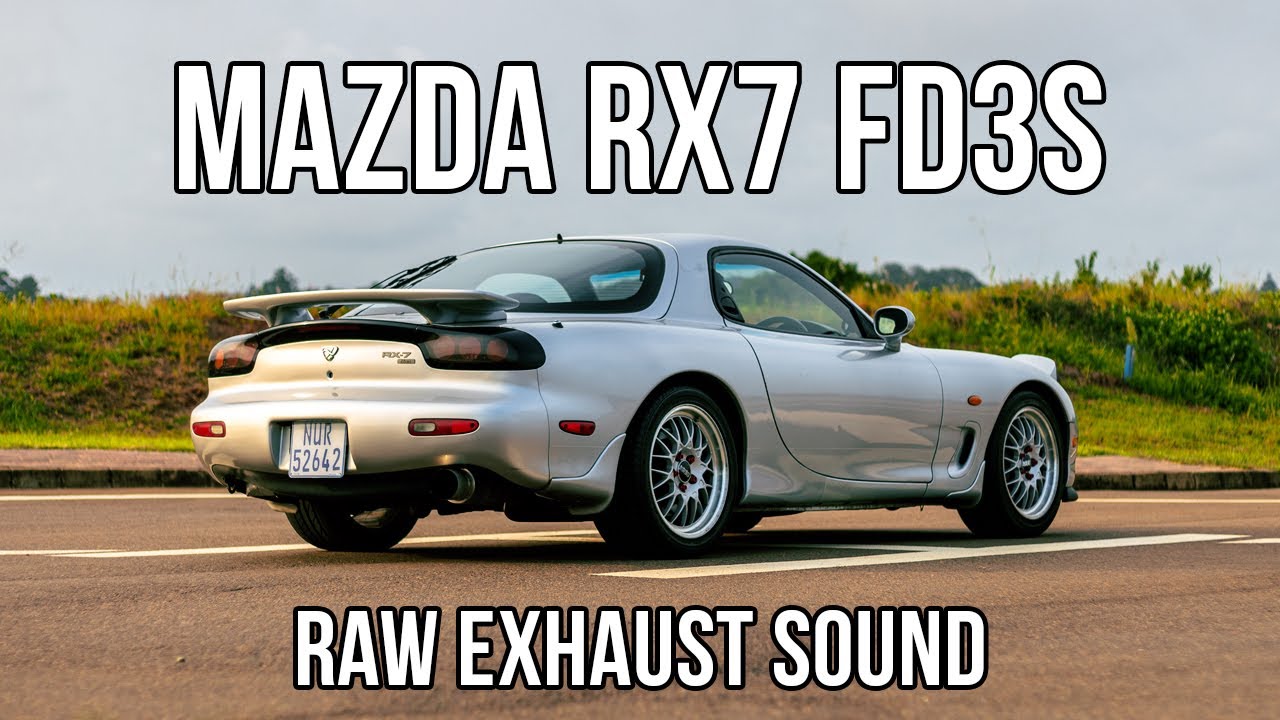 JDM 1997 Mazda RX7 FD3S - Straight Pipe Exhaust Raw Sound - YouTube