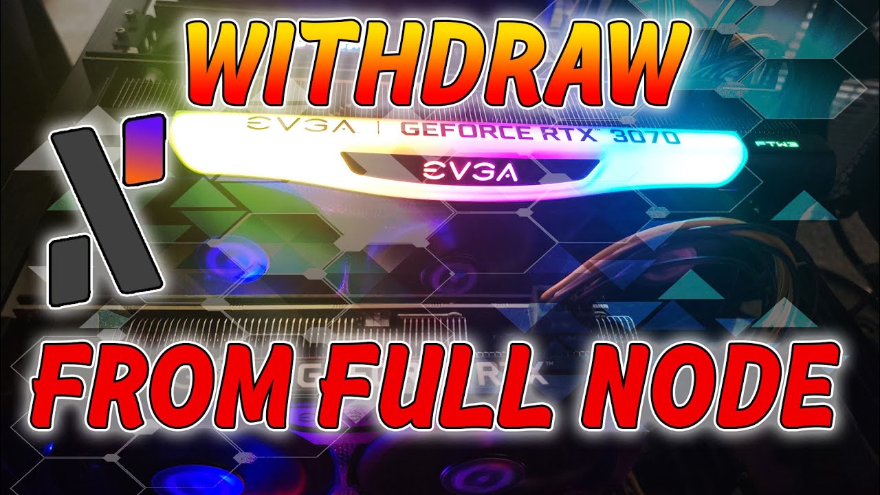 How To Withdraw Alephium from Full Node Wallet - YouTube