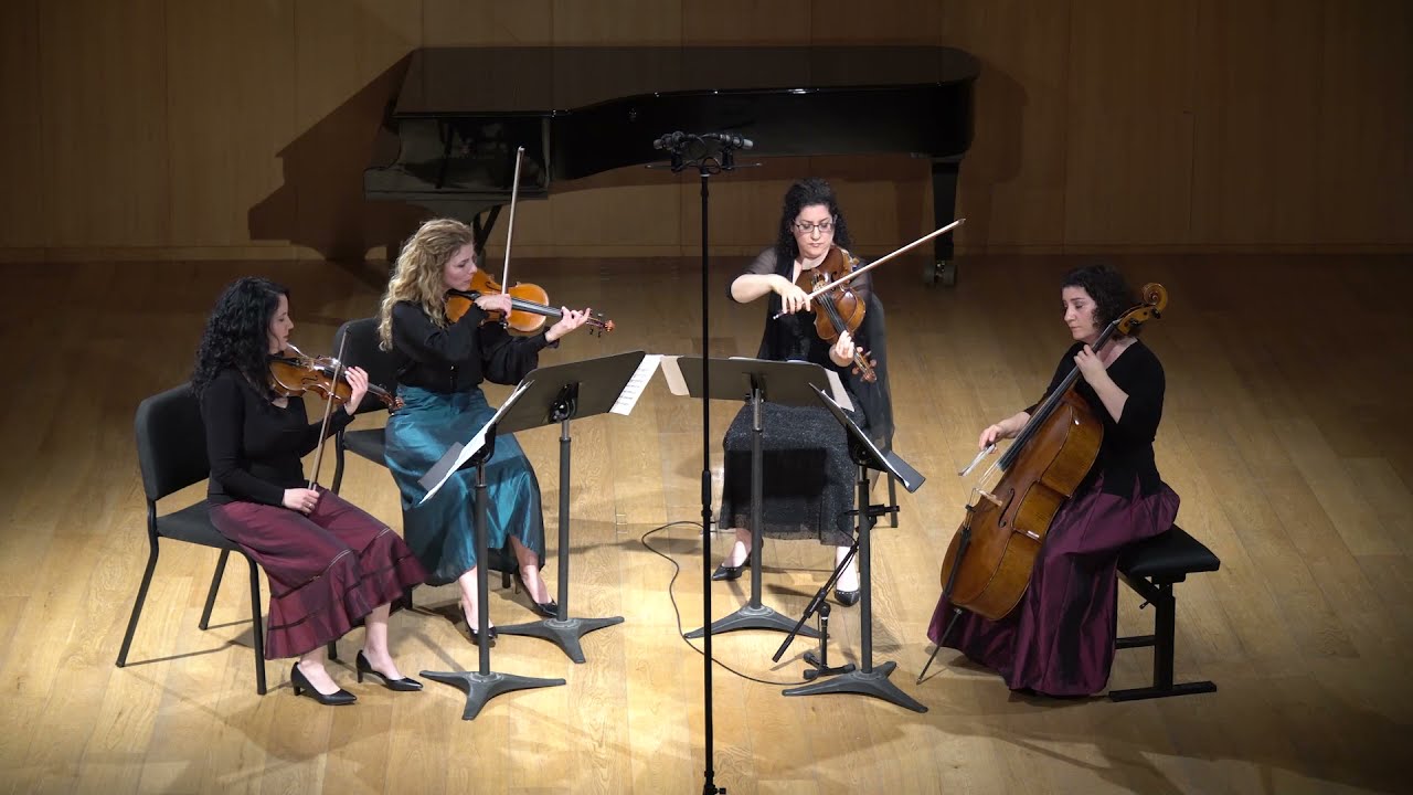Barber String Quartet in B Minor Op. 11 - Carmel Quartet - YouTube