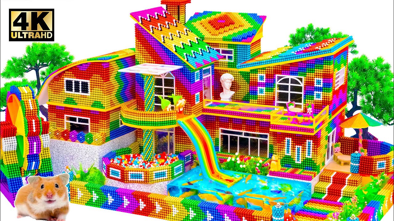 Satisfying Video | Build Villa House Have Creative 3D Roofs With ...