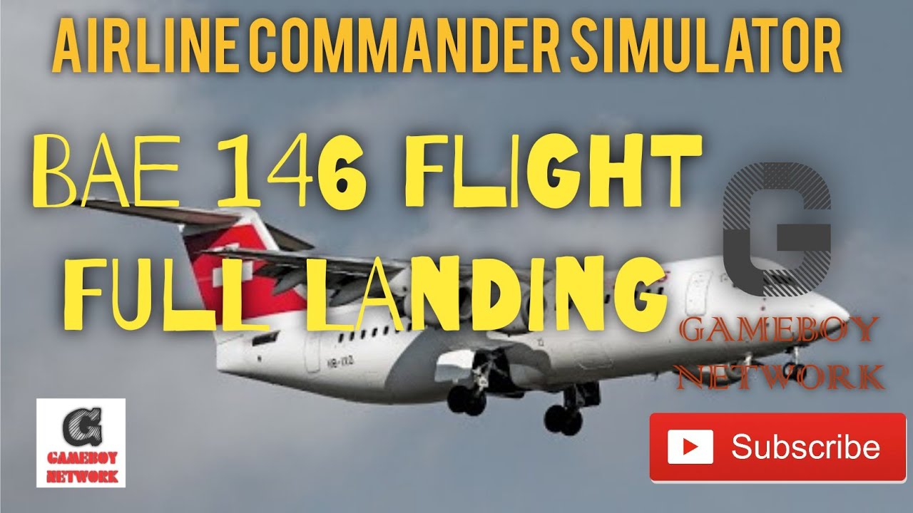 BAE 146 Flight|Full Landing - YouTube
