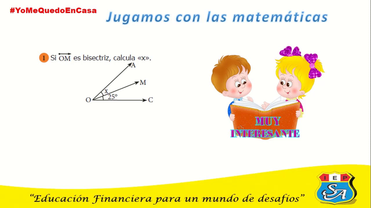 Bisectriz de un ángulo 3er grado Miss Bellci - YouTube