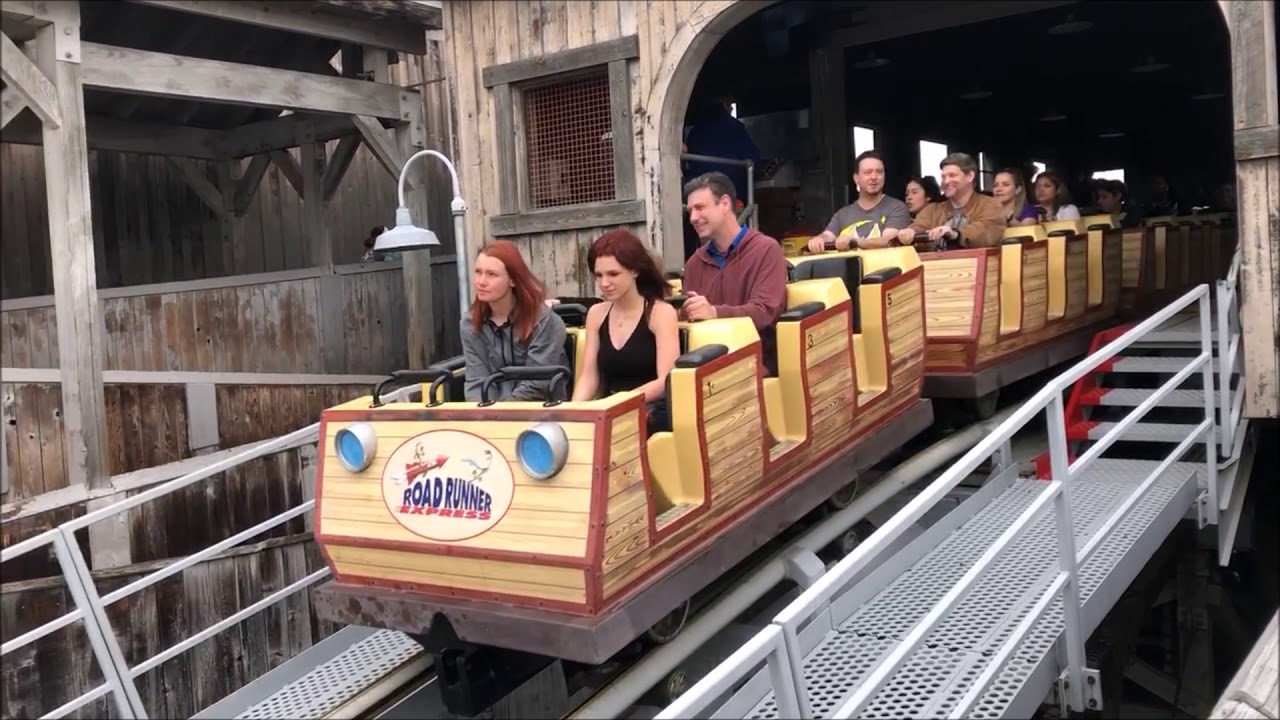 Six Flags Fiesta Texas Road Runner Express On-Ride (No Copyright) - YouTube