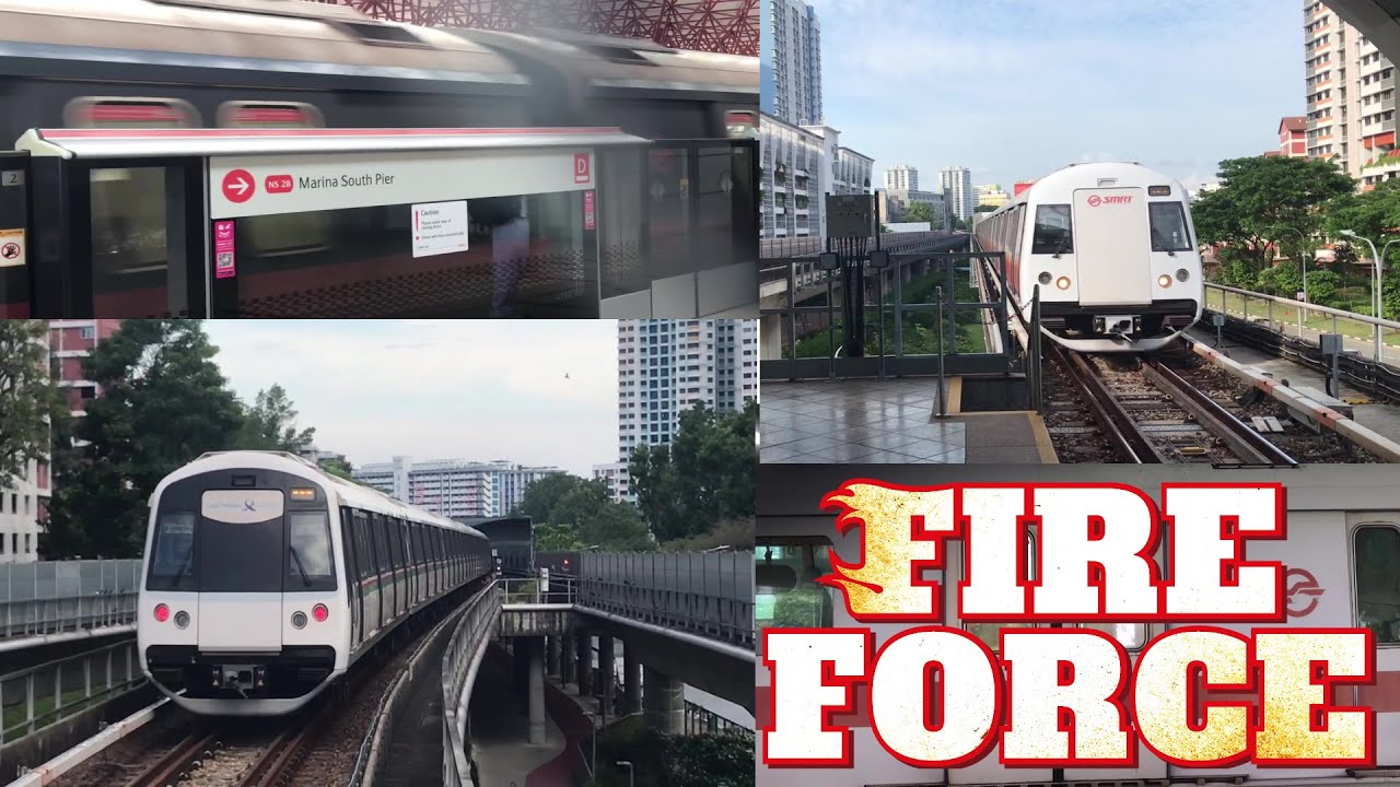 【鉄道PV】SMRT 南北·東西線 Fireforce (Short Ver) - YouTube