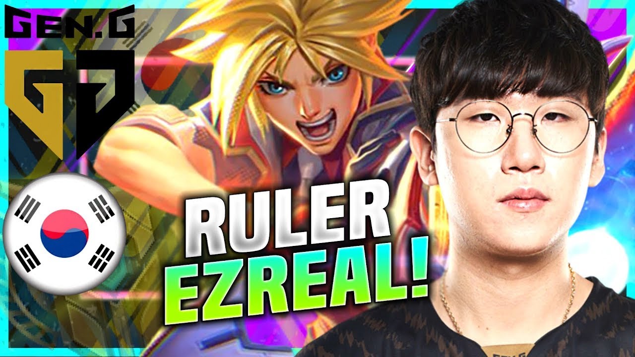 Full Game Gen G RUler Play Ezreal solo Rank challenge Korea Summer 16/7 ...
