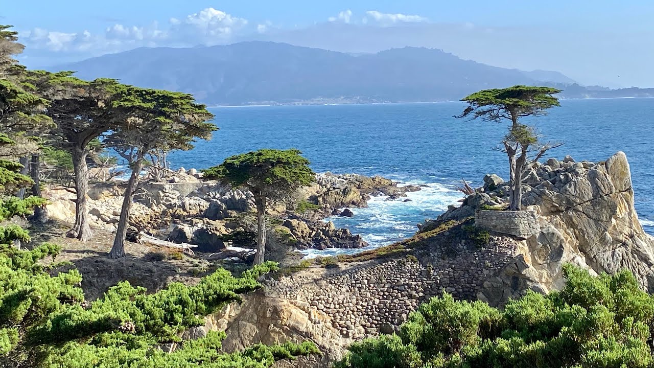 17-Mile Drive California Highlights, Relaxing Beach Scenes - YouTube