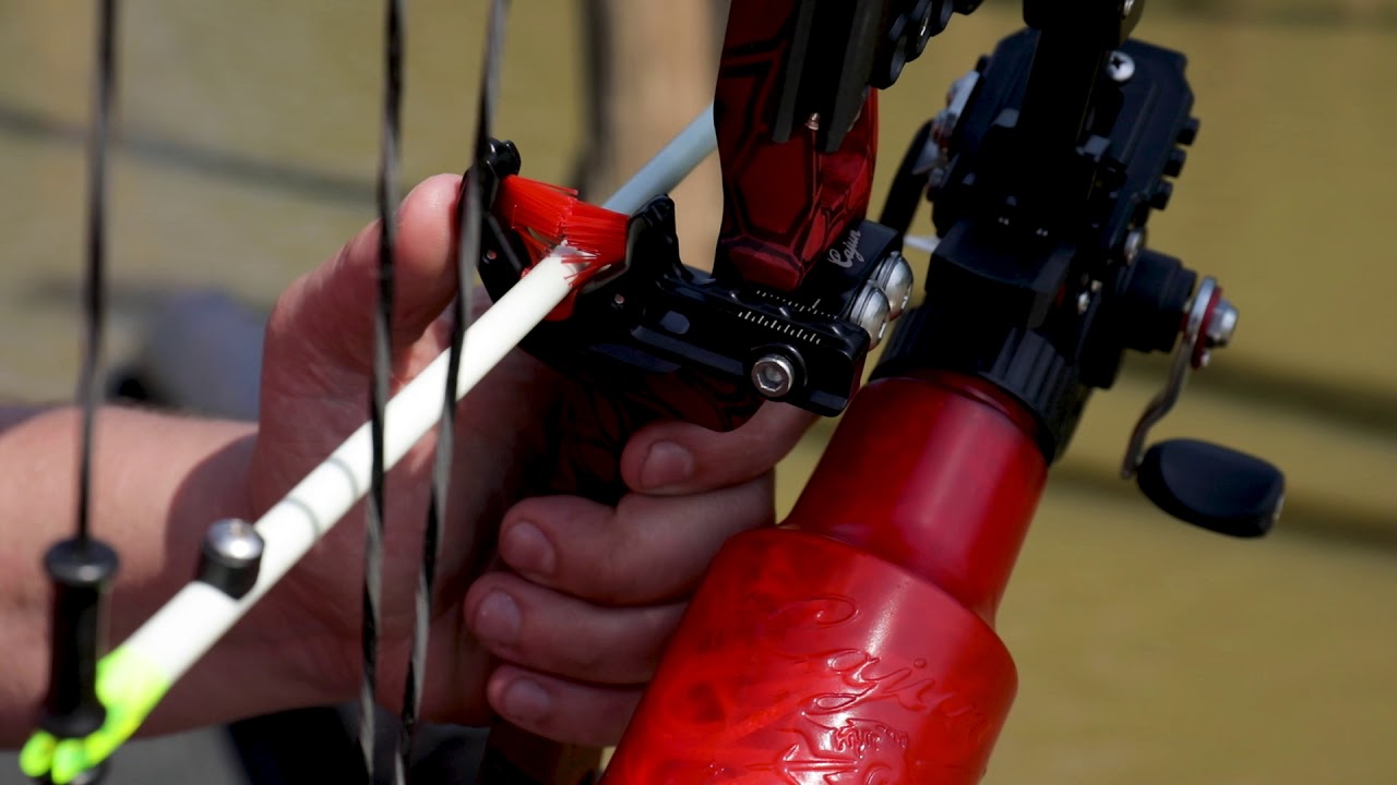 Brush Fire Bowfishing Rest | Cajun Bowfishing - YouTube