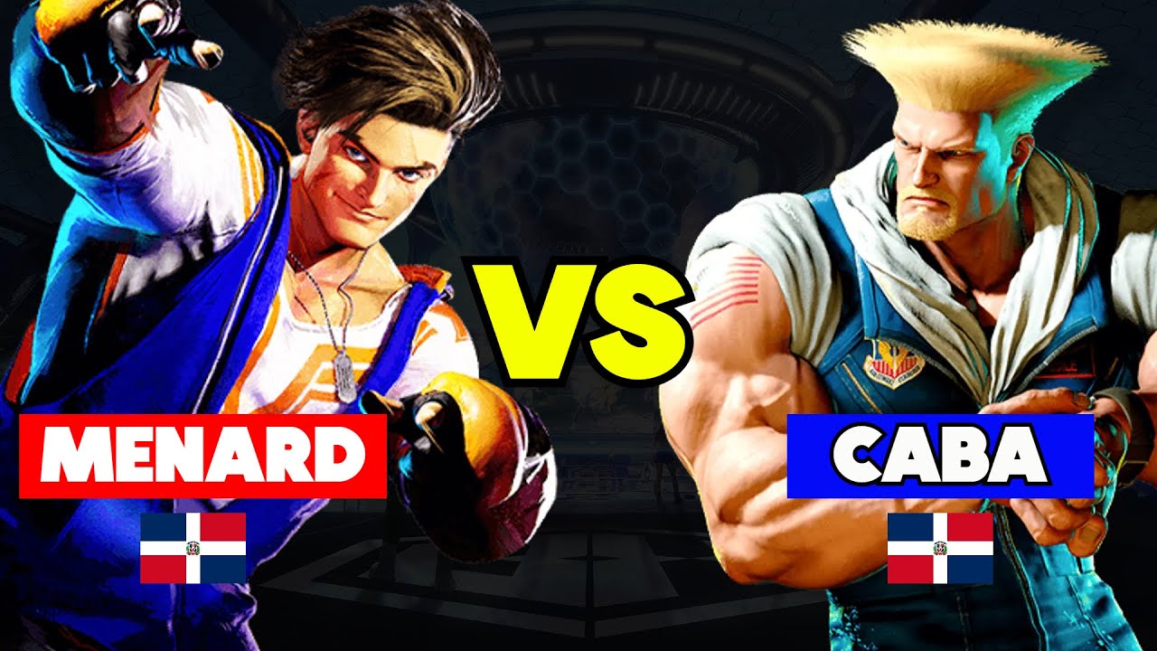 SF6 - MENARD (LUKE) VS CABA (GUILE) | STREET FIGHTER 6 MATCH PRIMERO A ...