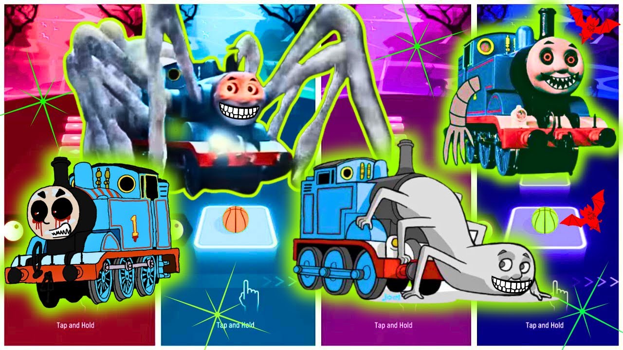💥 NEW Thomas The Train 🆚 Thomas Monster Spider 🆚 Scary Thomas 🆚 Evil ...