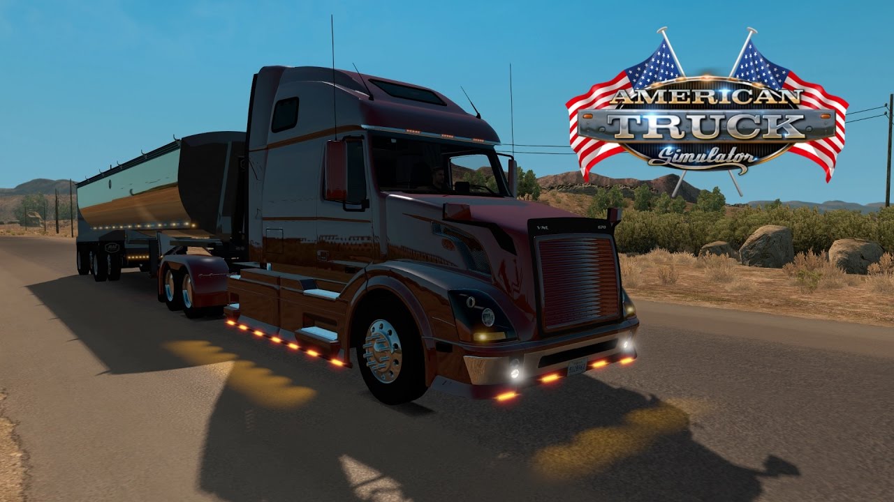 American Truck Simulator - Volvo VNL 670 Back Haul - YouTube
